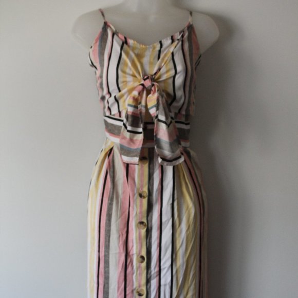 Style House | Dresses | Stripped Style House Maxi Dress | Poshmark